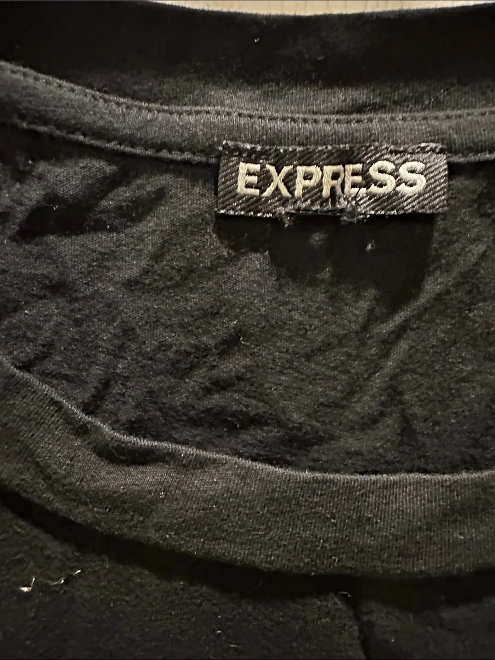Express | Tops | Express Black Crewneck Top | Poshmark